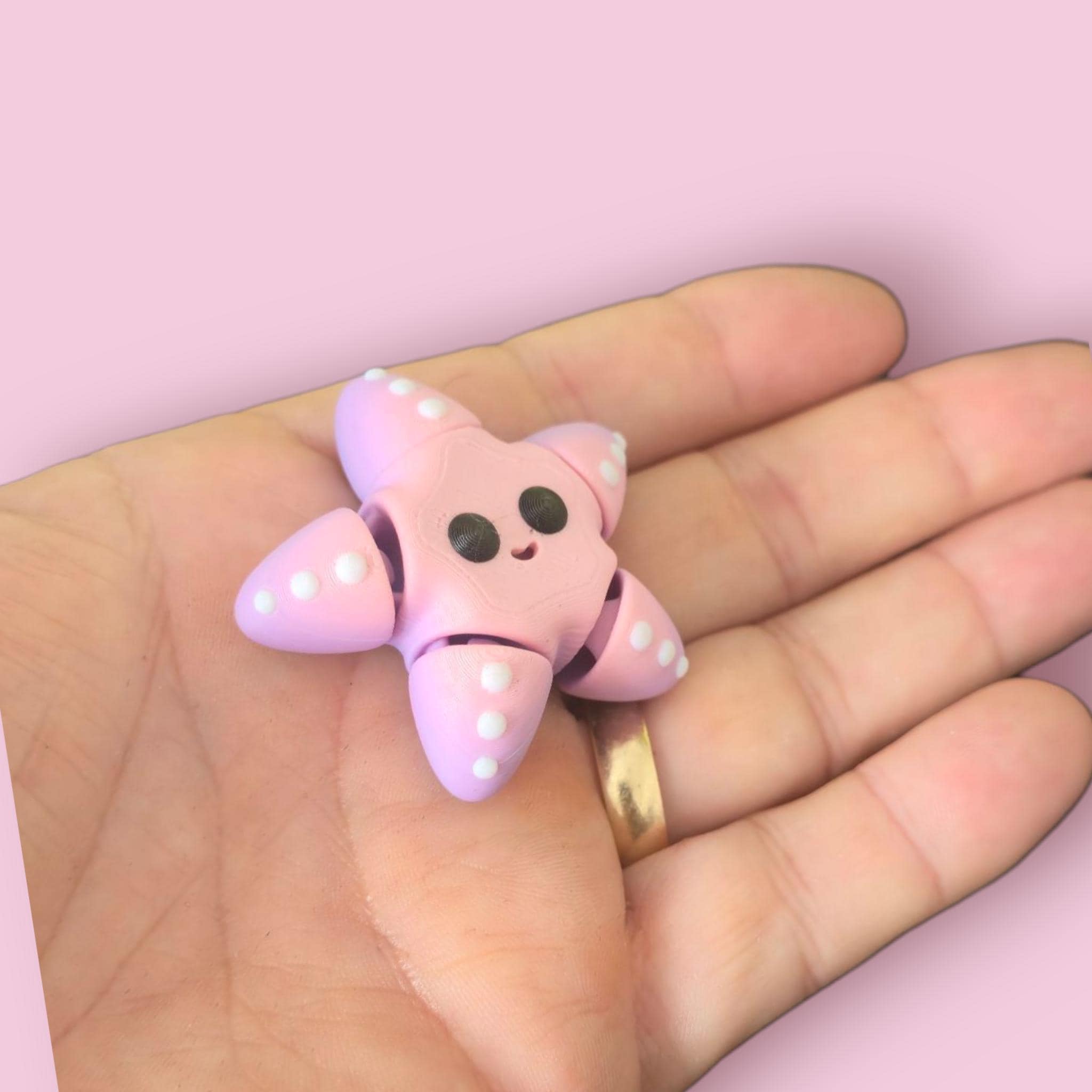 Articulated Baby Starfish Fidget – Sensory Relief, 3D Printed Cute Sea ...